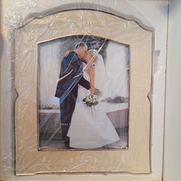 Lenox | Accents | Lenox Opal Innocence Champagne 8x Picture Photo Frame ...